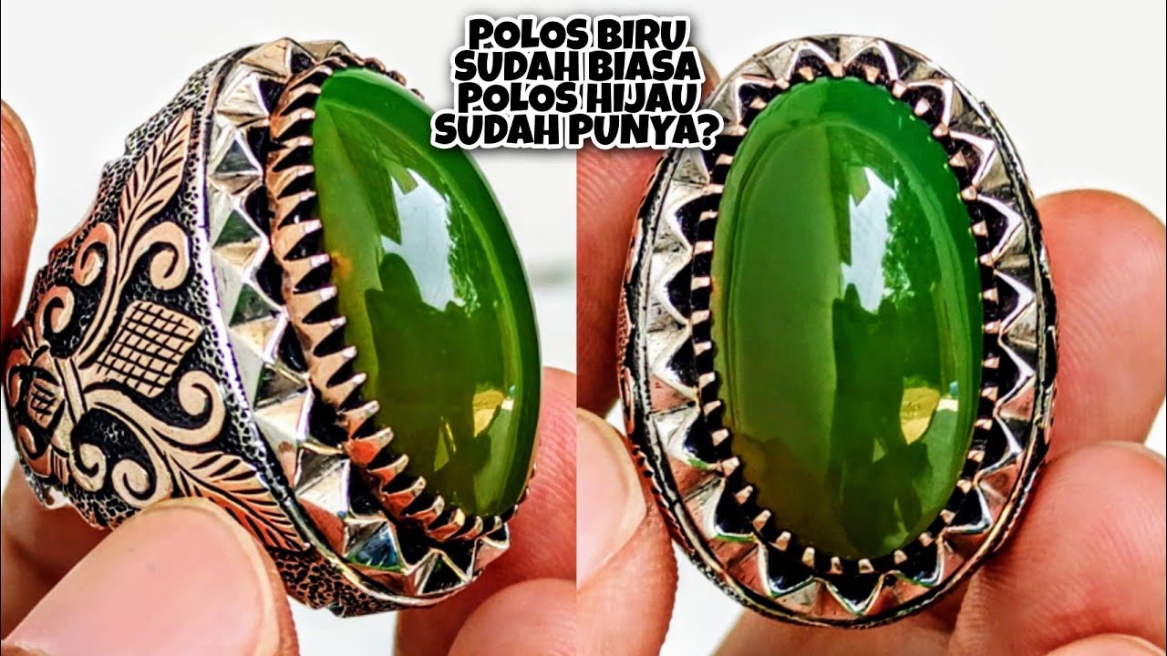 BATU PIRUS PERSIA HIJAU POLOS KOLEKTOR ITEM💚 - YouTube