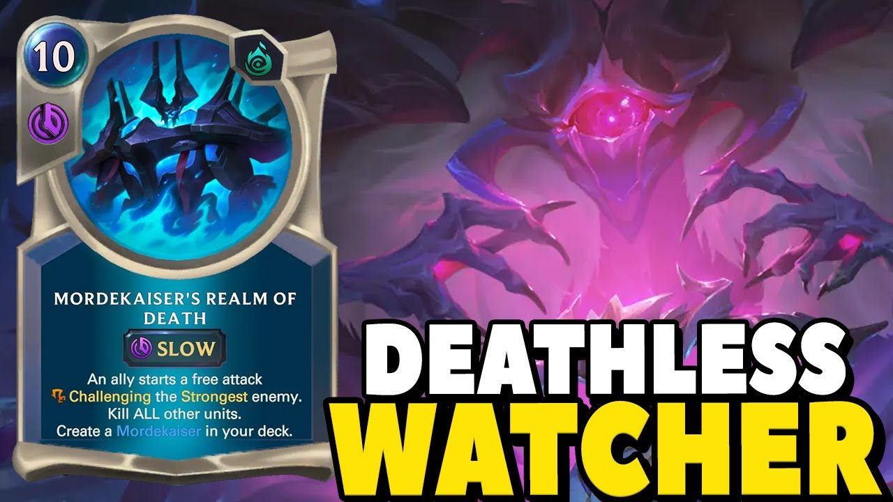 Deathless Watcher - Lissandra & Mordekaiser Deck - Legends of Runeterra ...