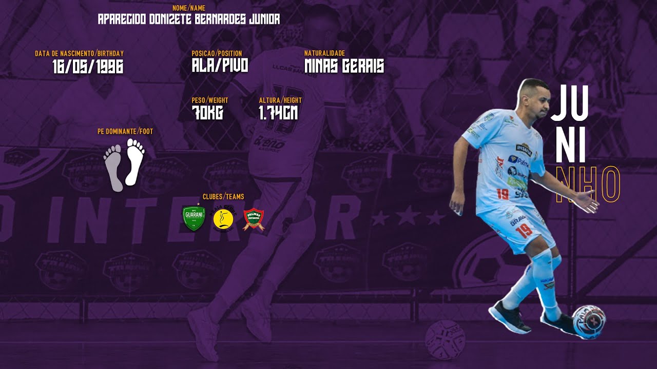 JUNINHO | ALA/WINGER - PIVÔ/FOWARD | FUTSAL 2023 - YouTube