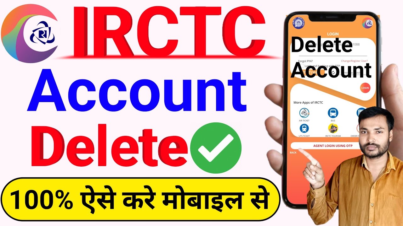 irctc account kaise delete kare | How to delete irctc account 2023 ...