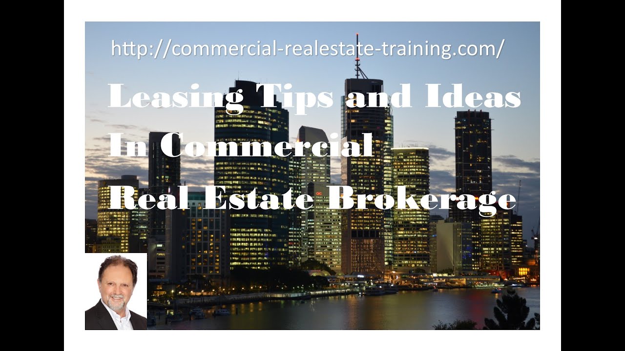 Commercial Real Estate Agent Leasing Training online - YouTube