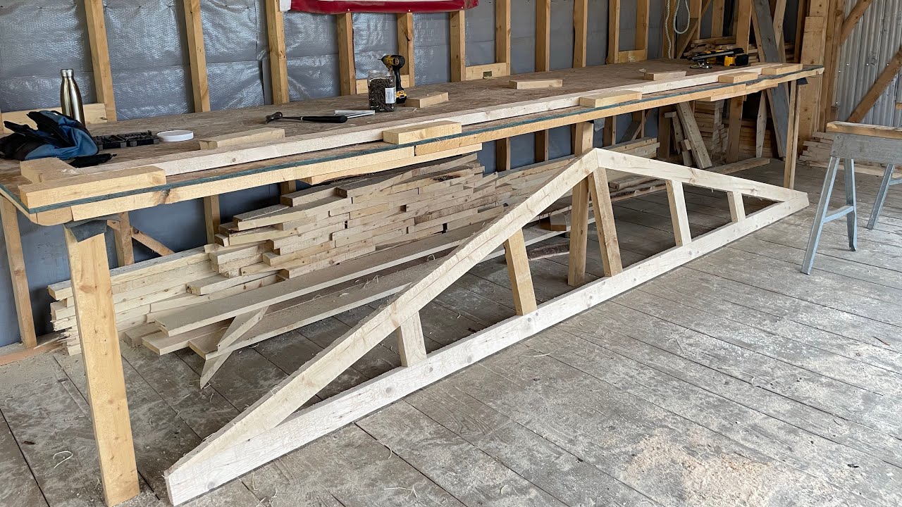 Roof trusses - fast and easy - YouTube