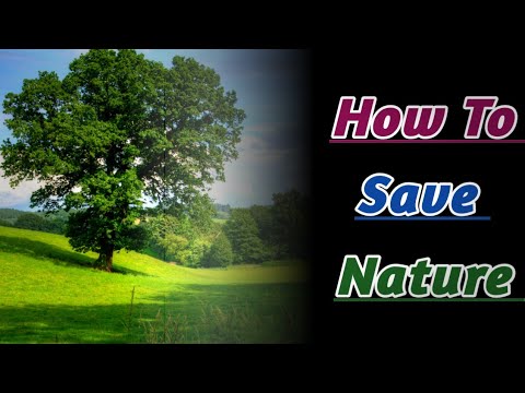 How To Save Nature || - YouTube