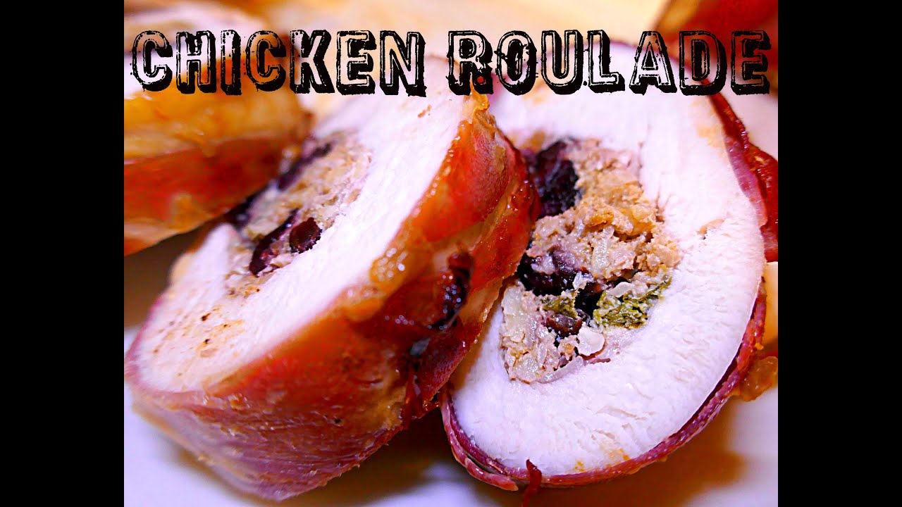 How to Make Chicken Roulade - With a Delicious Unique Filling!! - YouTube
