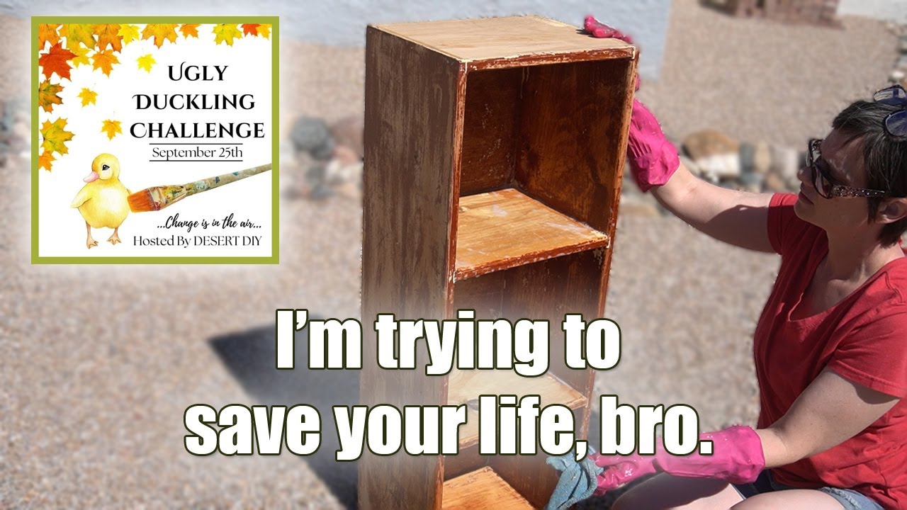 From Sticky Shelf to Badass Bench | Ugly Duckling Challenge | FAUX ...