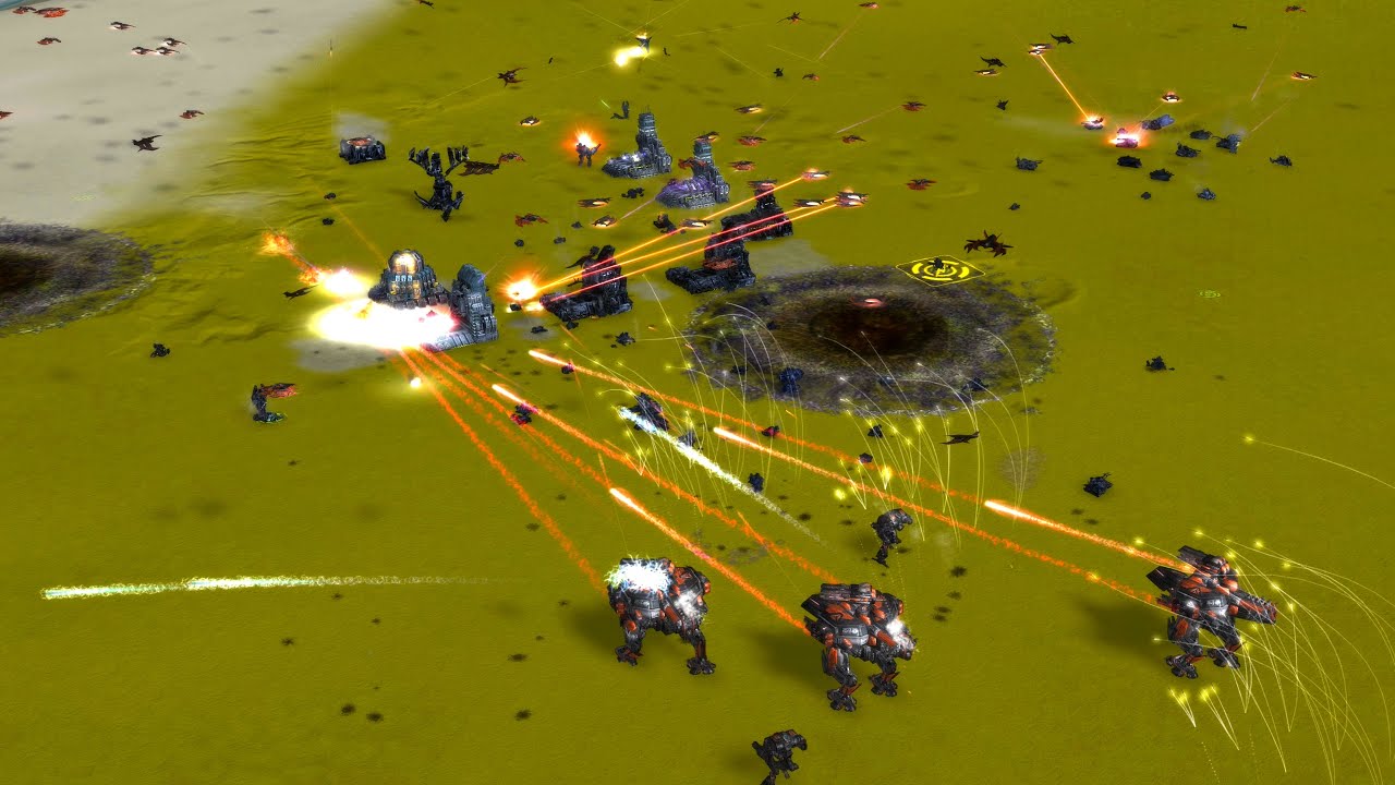 Cybran Vs Uef Gameplay Video Player And Loud Ai Supreme Commander