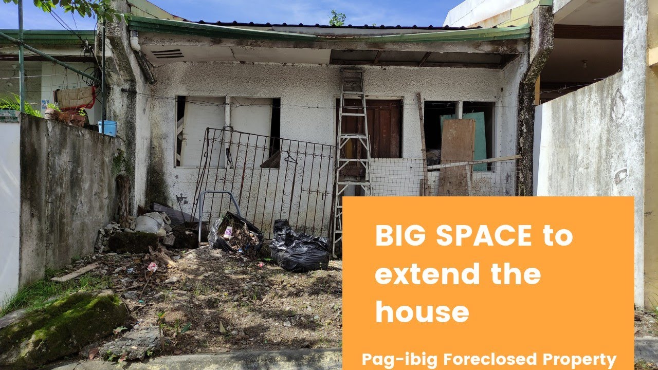BIG SPACE if you want to extend this House | Pag-ibig Foreclosed ...
