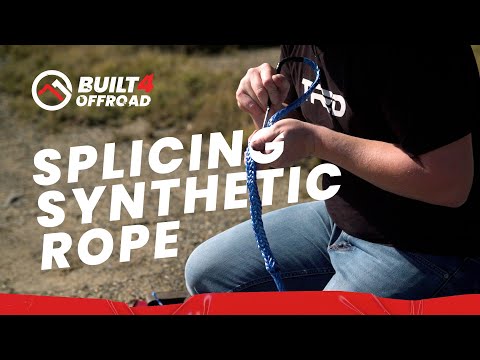 HOW TO SPLICE SYNTHETIC ROPE | Repairing a broken winch line - YouTube