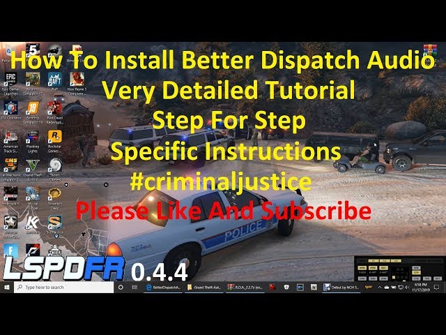 Gta V Lspdfr Tutorial How To Install Better Dispatch GTA 5 LSPD Mode