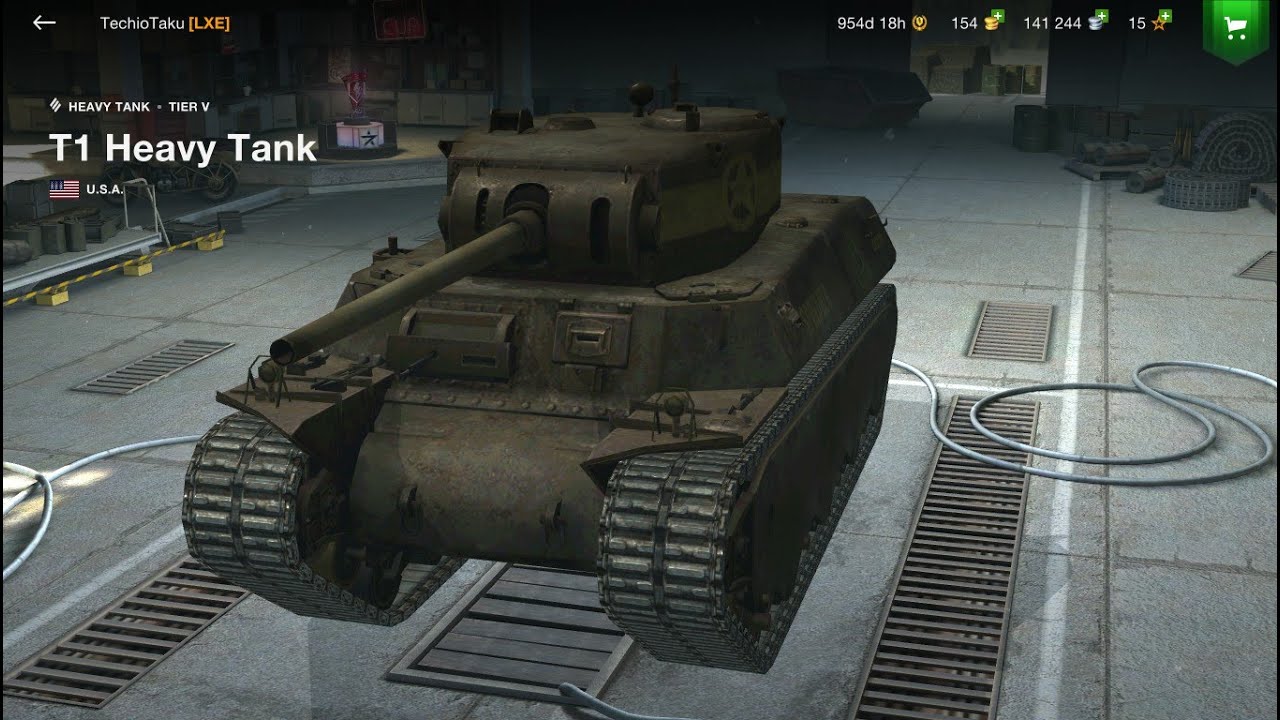 Tier V - T1 Heavy Tank - Falls Creek - YouTube