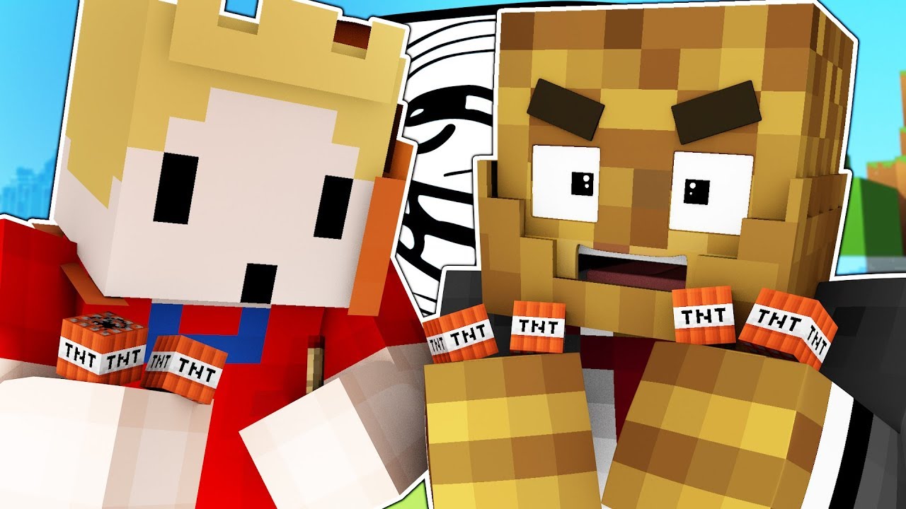 THE BEST TRAPS IN MINECRAFT SECURITY MODDED CHALLENGE w/ TEWTIY ...