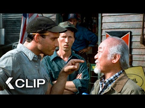 Mr. Miyagis kämpft an der Tankstelle - KARATE KID 4: Die nächste Generation Clip | Hilary Swank