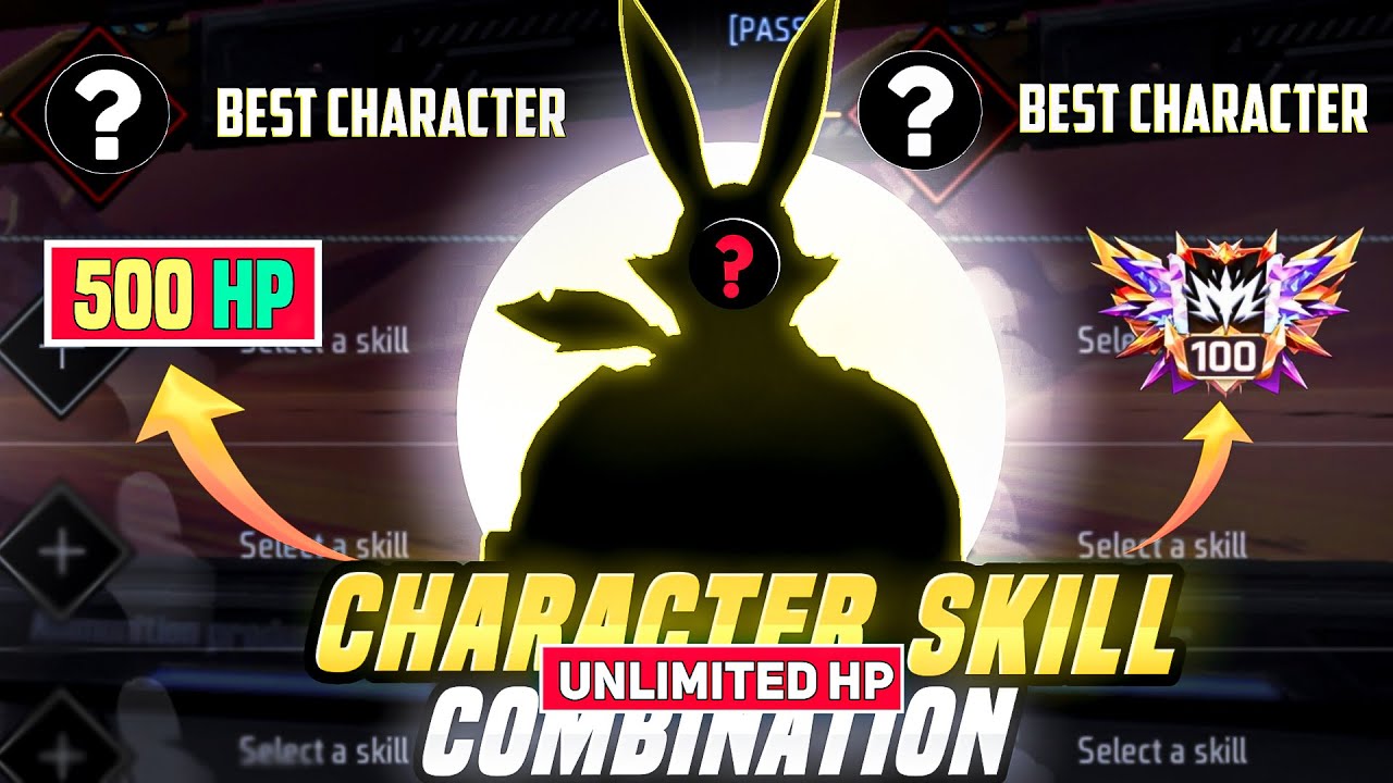 I Found Unlimited Hp Character Skills Combination 😨 For Br Rank 🤯 - YouTube