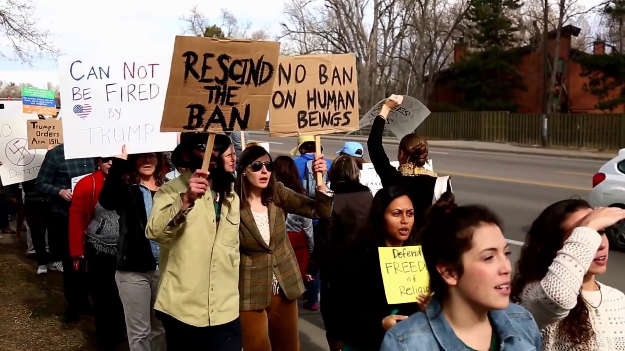 Fort Collins Immigration and Muslim Solidarity Protest 2017 - YouTube