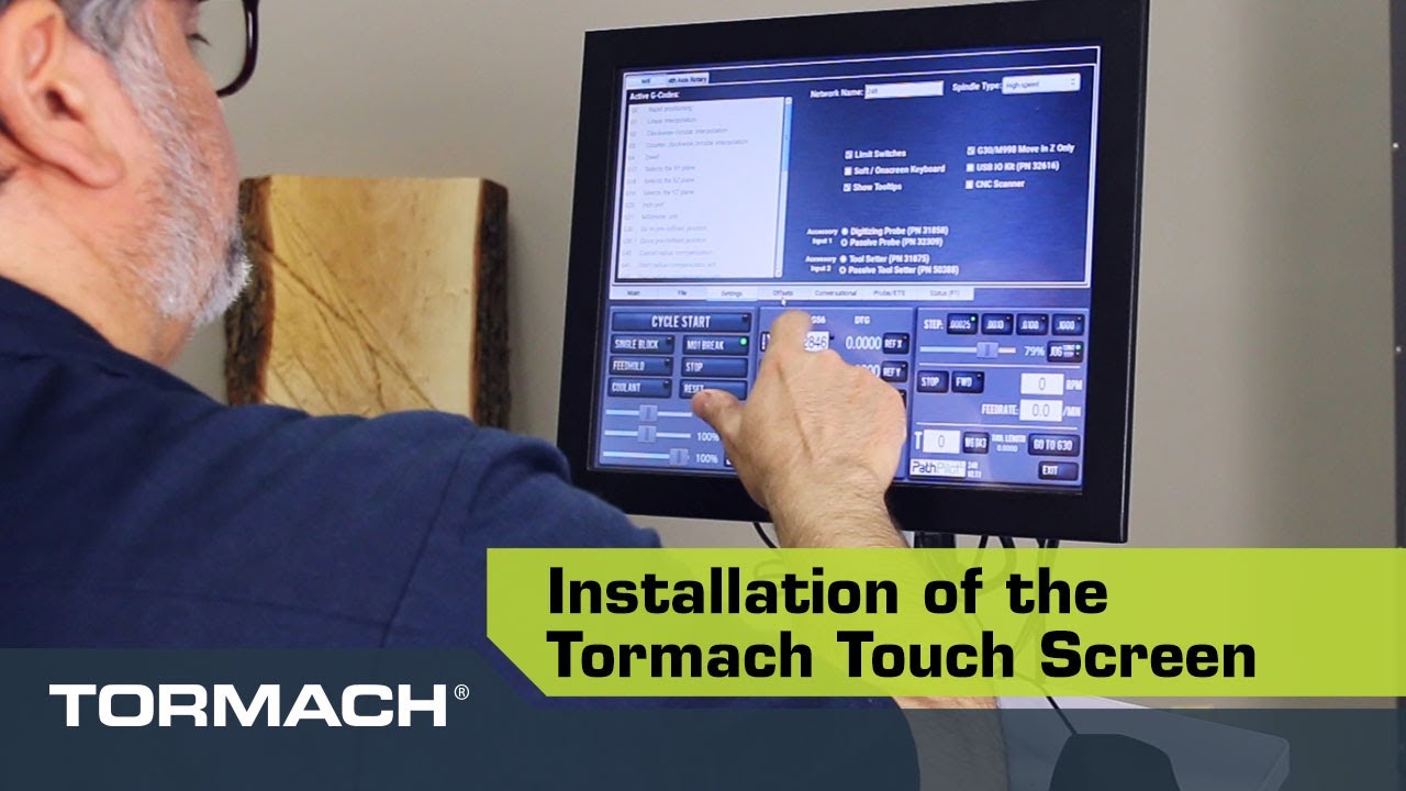 Tormach Touch Screen Installation - YouTube