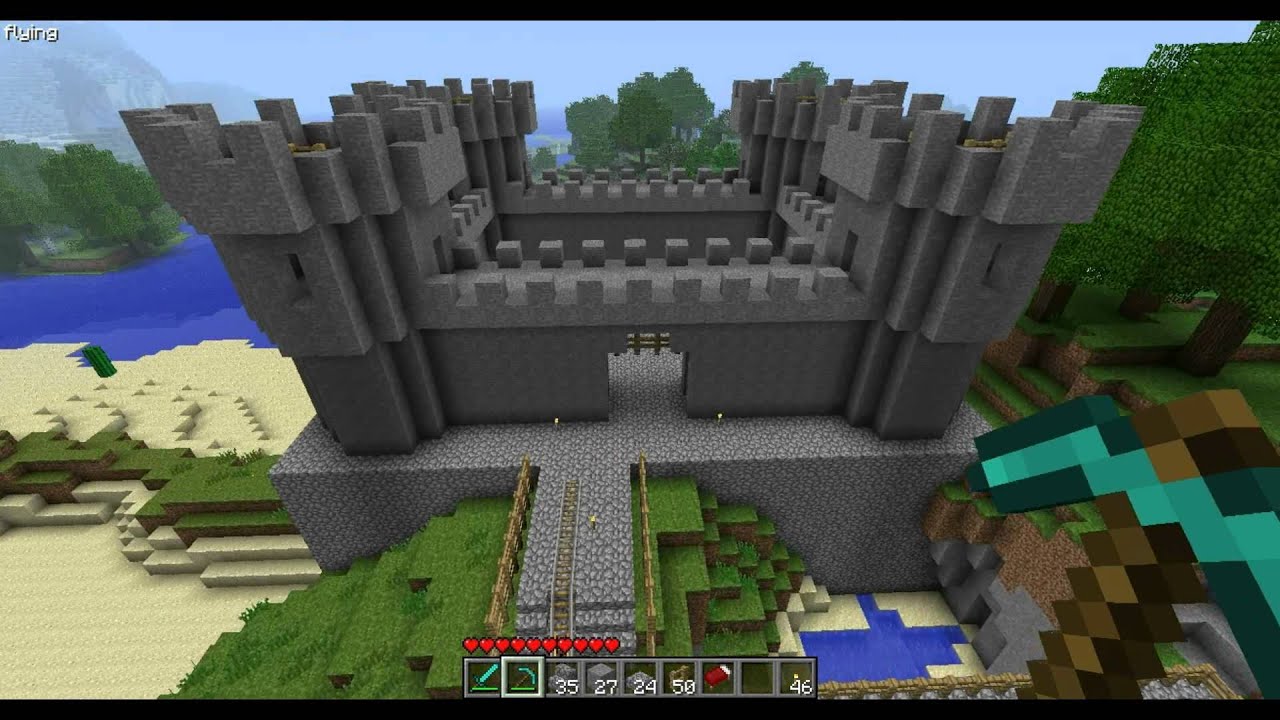 Minecraft: Awesome Castel - YouTube