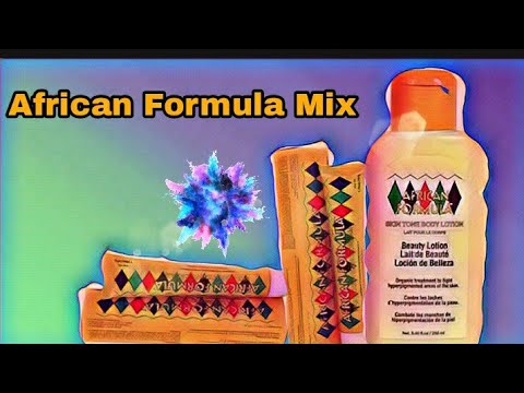 How To Mix The African Formula Bleaching lotion To Whitening Full body ...