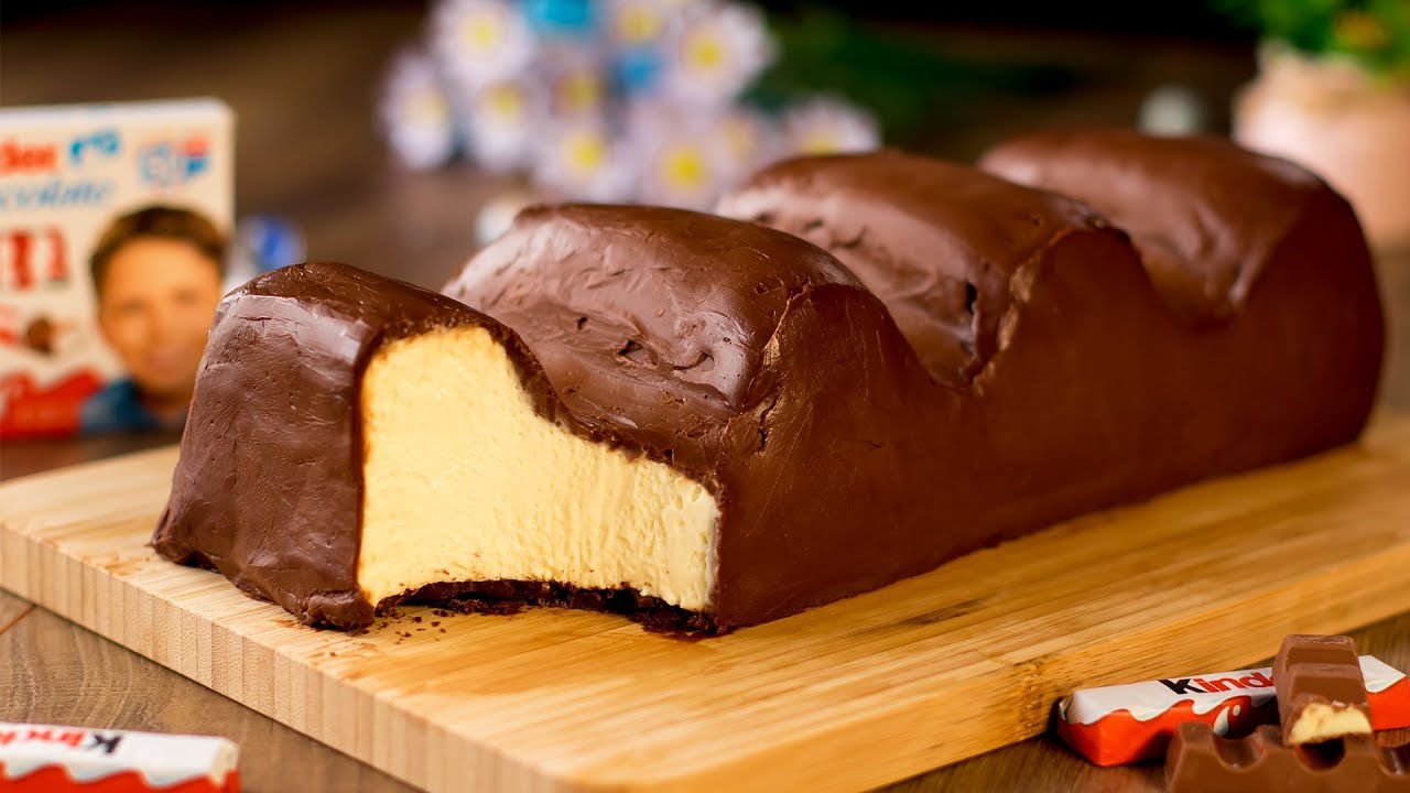 Obří dort Kinder - vychutnejte si přírodní domácí dezert.| Chutný TV