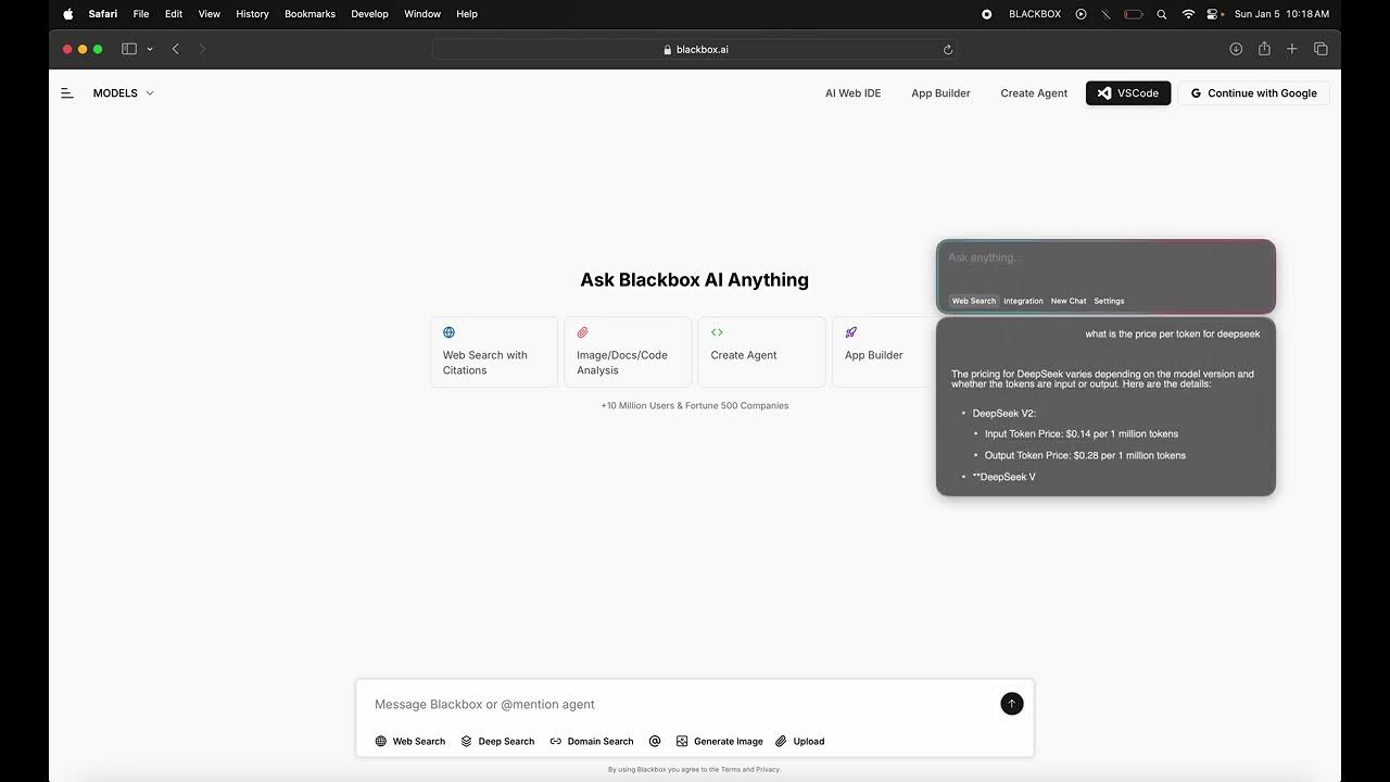 blackbox Mac app integration with Xcode / Terminal / VSCode + web ...
