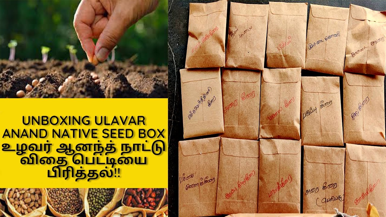 UNBOXING ULAVAR ANAND NATIVE SEED BOX || உழவர் ஆனந்த் நாட்டு விதை ...
