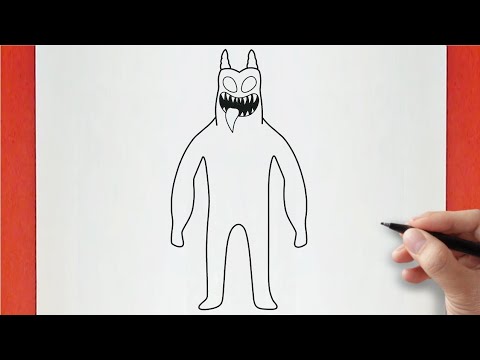 How to draw EVIL BANBAN from GARDEN of BANBAN 3 |COMO DIBUJAR A EVIL ...
