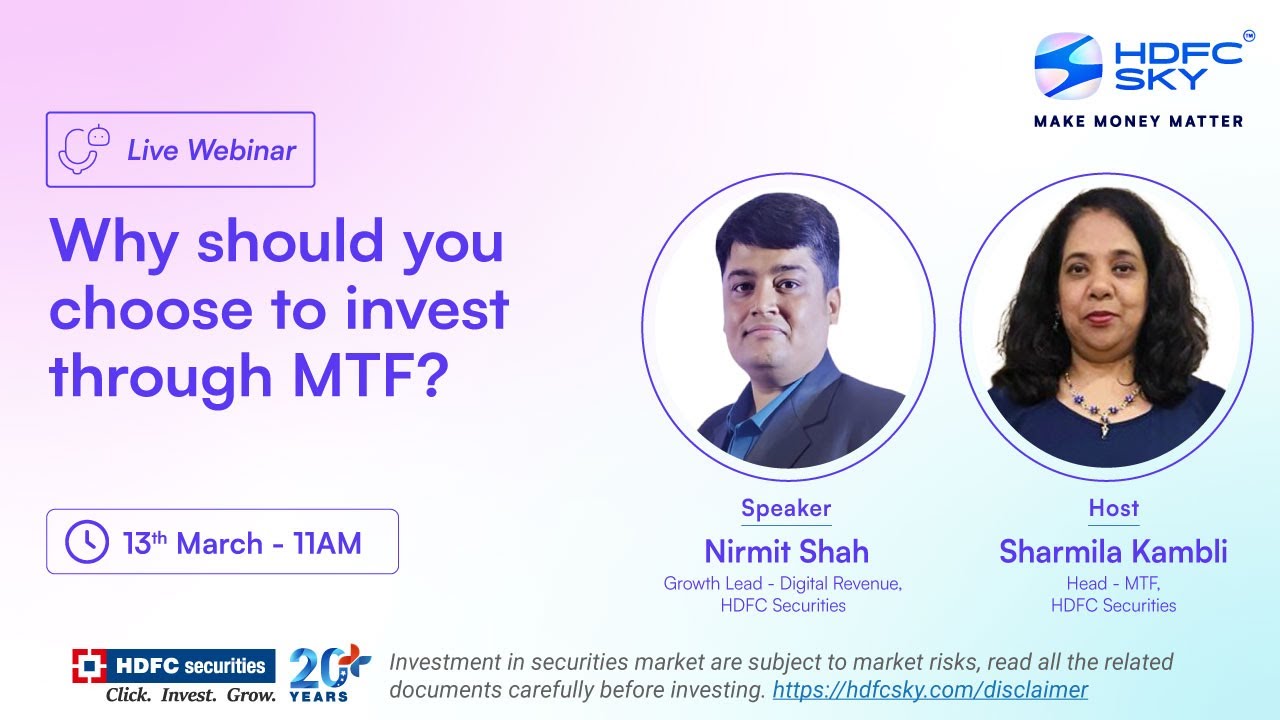 Why should you choose to invest through MTF ? - YouTube