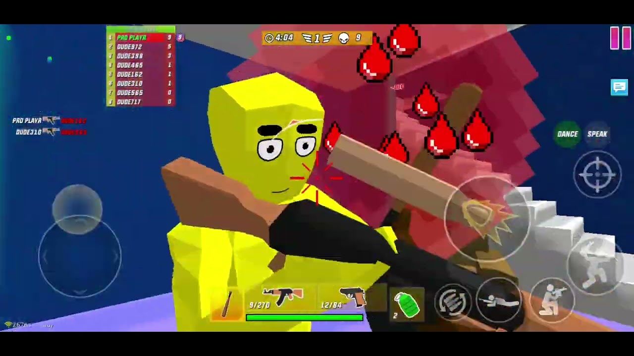 Dude Theft wars game play Tomy pro gamer - YouTube