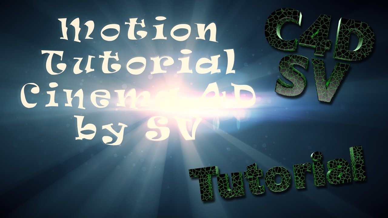 Cinema 4D Tutorial / Redshift Render / Intro Title - Optical Flares - YouTube