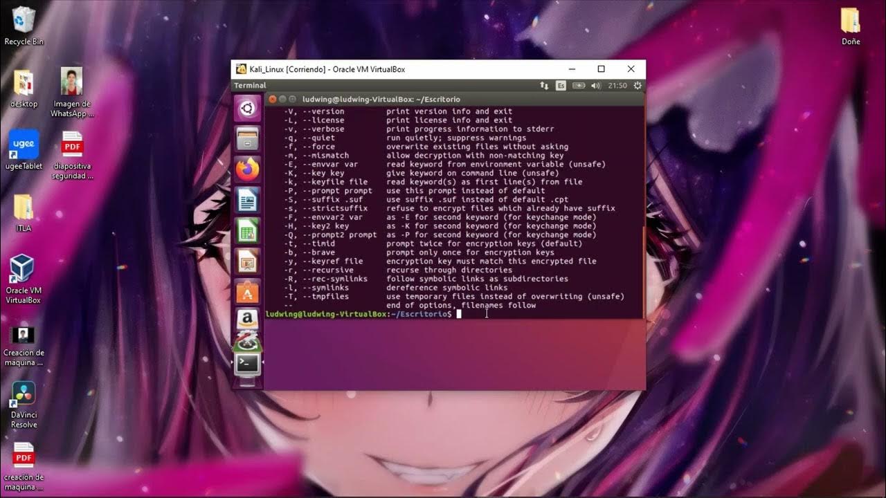 Cómo codificar cualquier documento en Ubuntu - YouTube