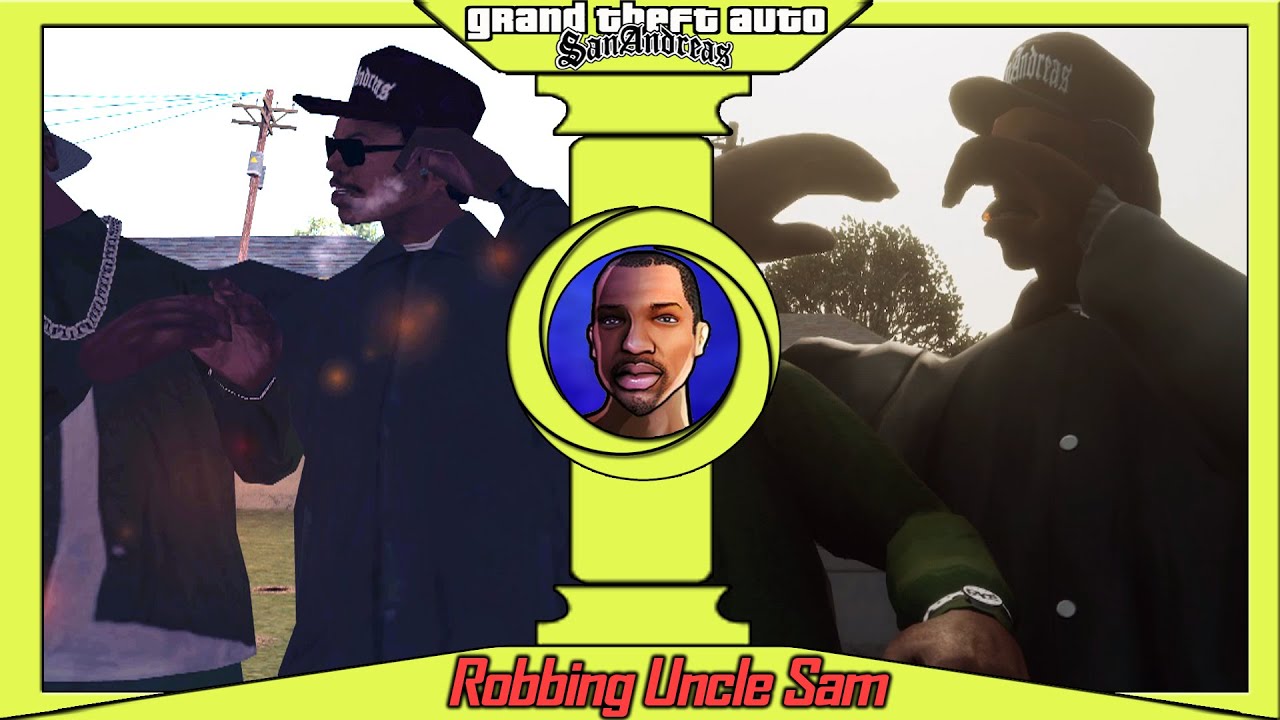 Original -vs- Definitive :: ROBBING UNCLE SAM :: GTA San Andreas - YouTube
