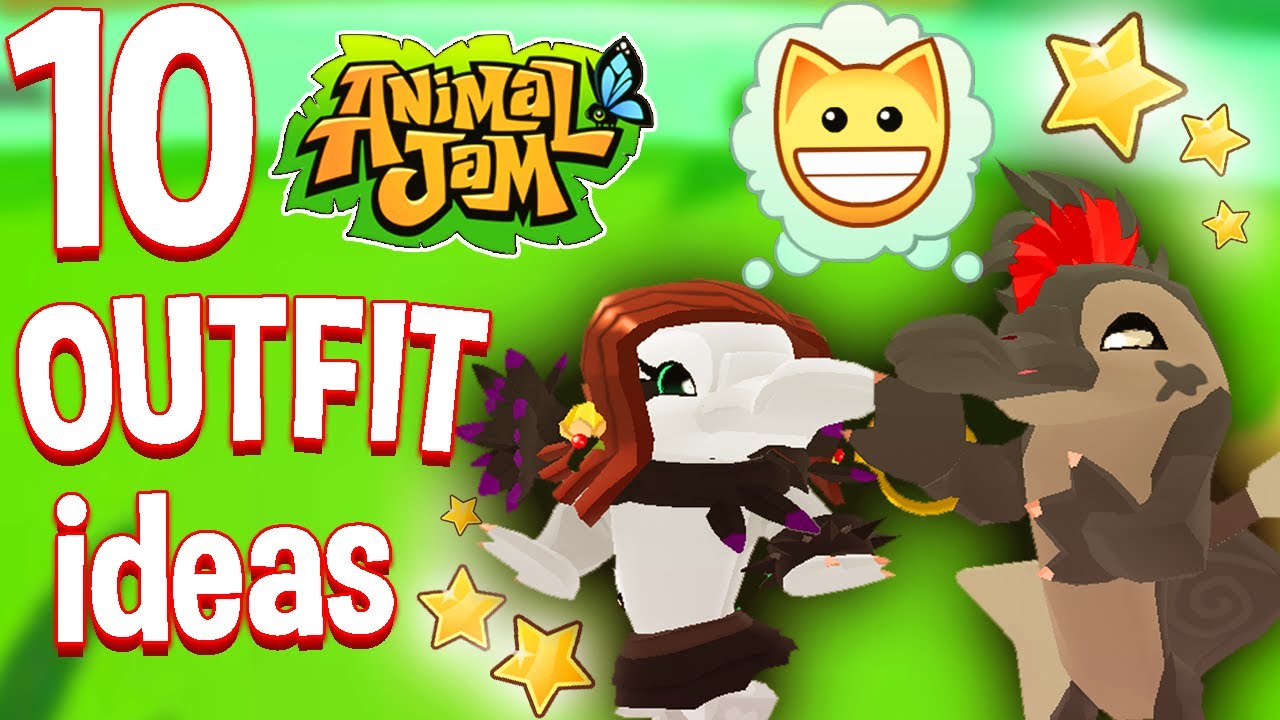 10 ANIMAL JAM OUTFIT IDEAS | (PLATYPUS) AJPW - YouTube