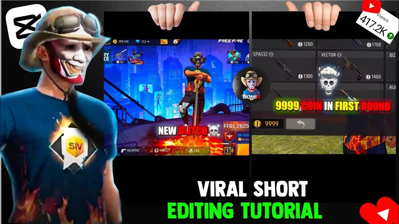 Bonex FF Ki Tarah Video Editing Kaise kare🤔 | Free Fire New Glitch 😱 ...