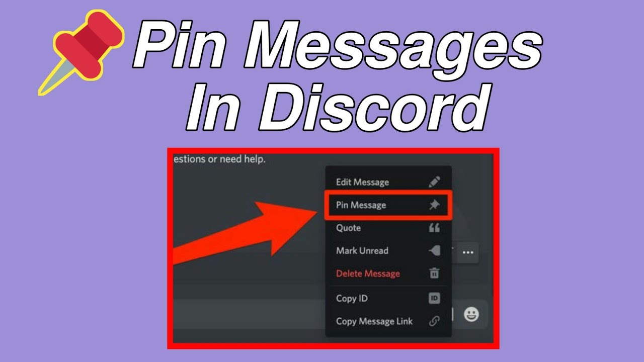 How to pin and read pin messages in discord (Easy Method) - YouTube