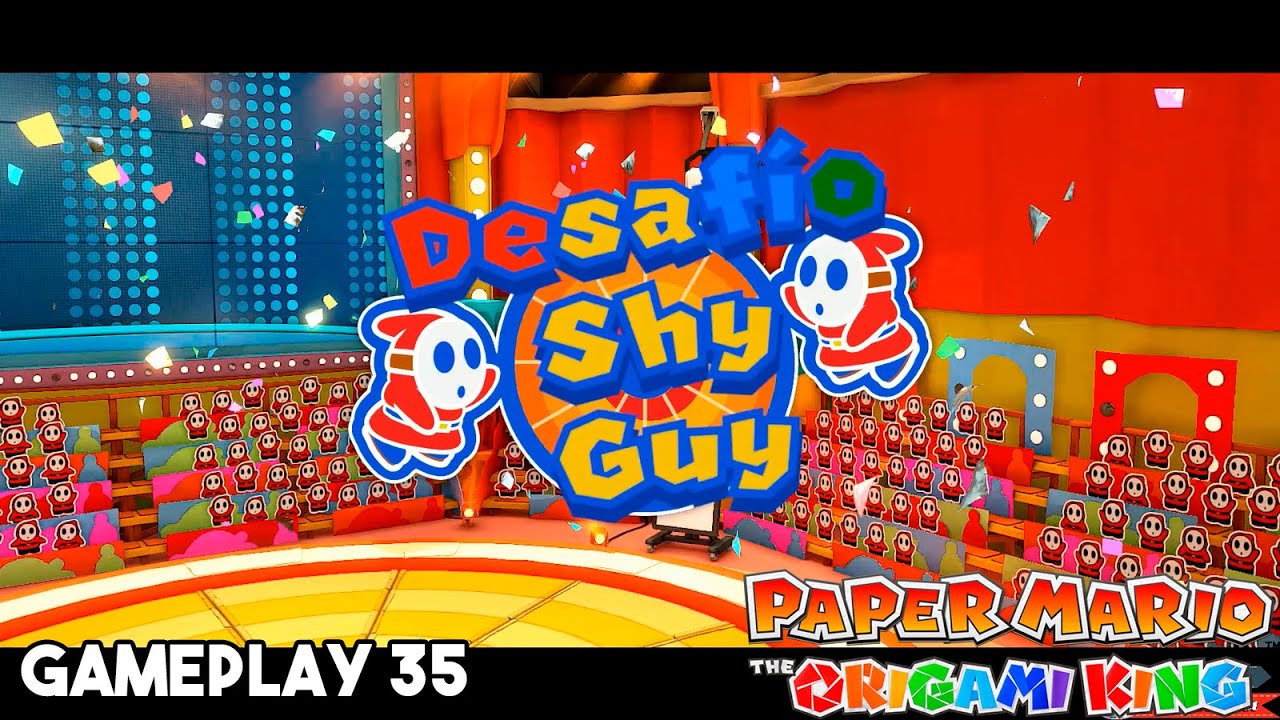 Paper Mario The Origami king Desafio shy guy Gameplay 35 - YouTube