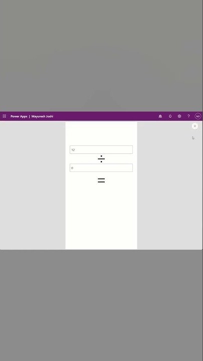 IfError Function in PowerApps #shorts 43 - YouTube