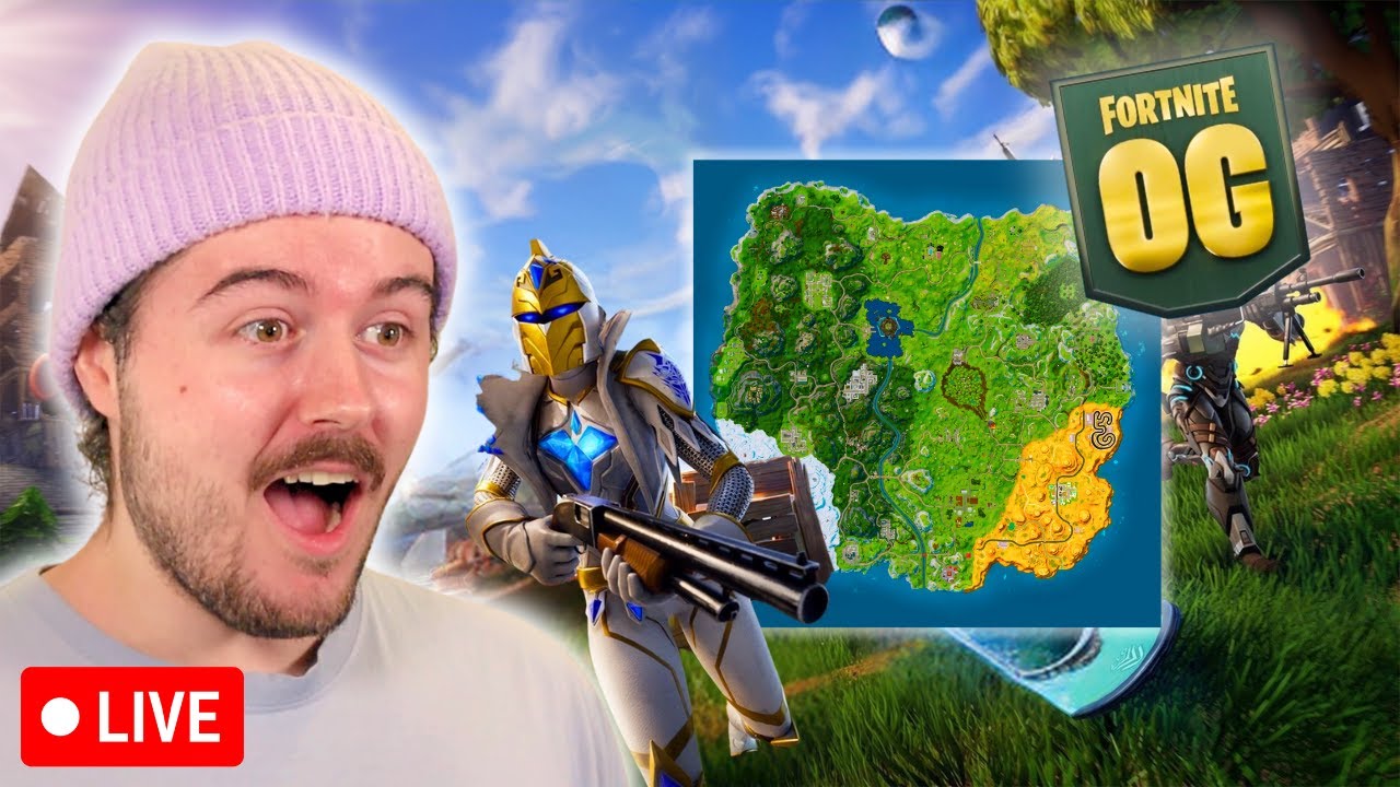 OG FORTNITE IS BACK!!! (New Update, OG Map, OG Guns, Battlepass!) [LIVE ...