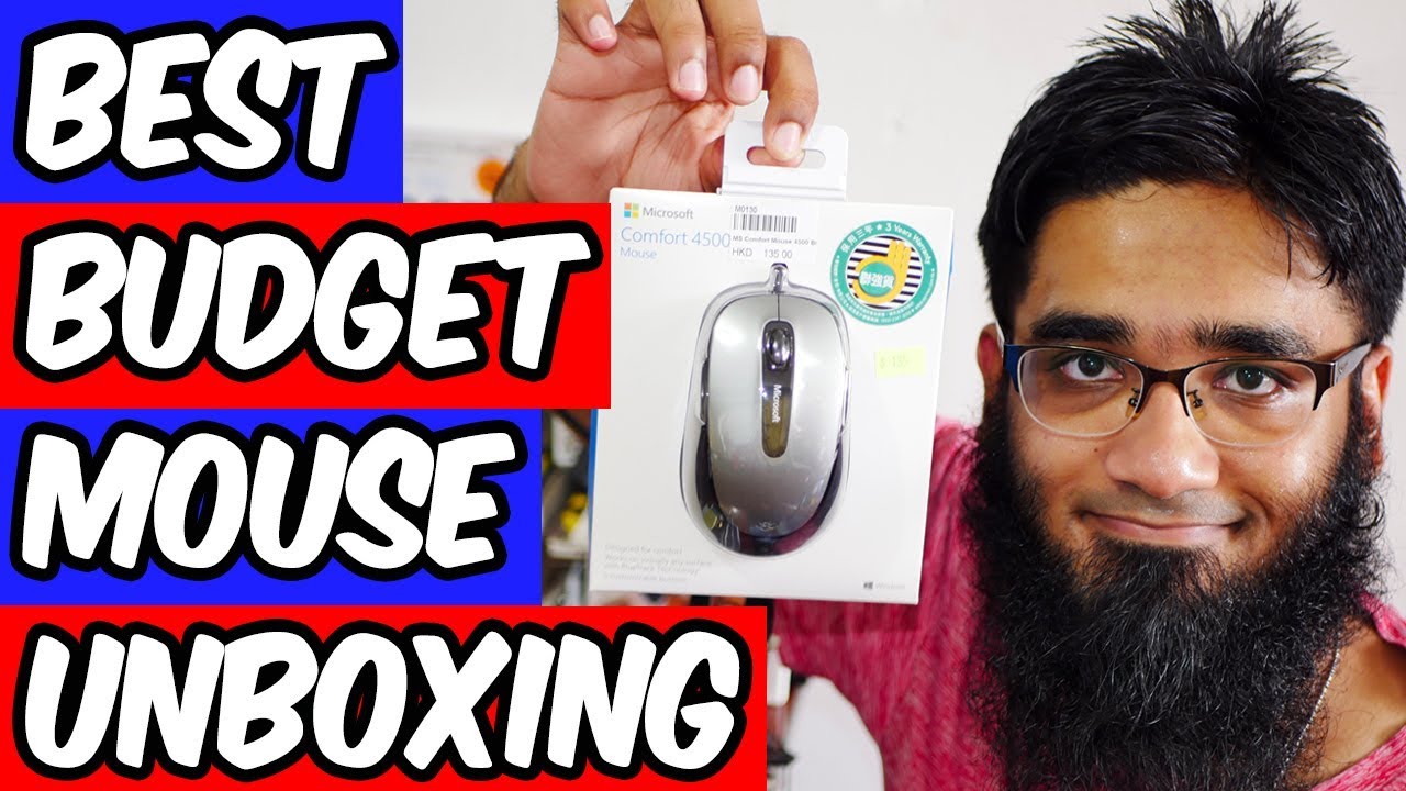 Best Mouse in the World! | Microsoft Comfort Mouse 4500 Unboxing! [4K ...