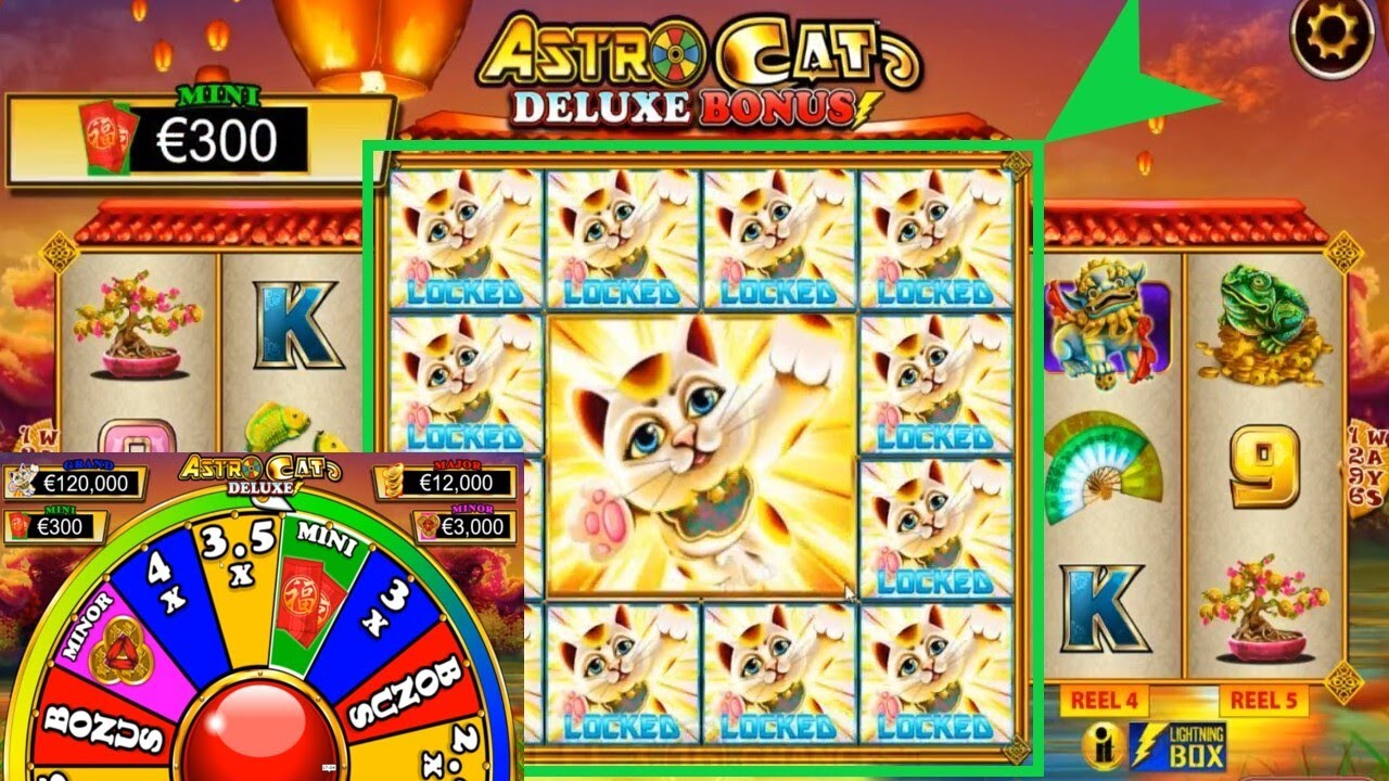 Machine à sous ASTRO CAT DELUXE 🐈 BONUS + BIG JOKER = ? 🐈 - YouTube