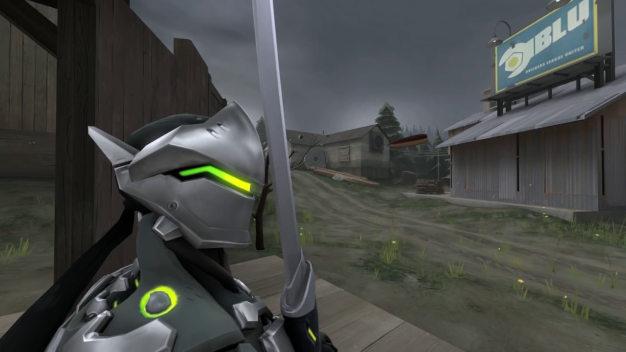 أكثر شيء يقهر اذا قينجي ضدك اوفرواتش Genji Deflect Overwatch - YouTube