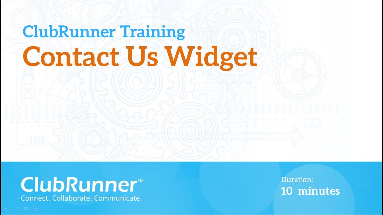 How to add the 'Contact Us' widget - YouTube