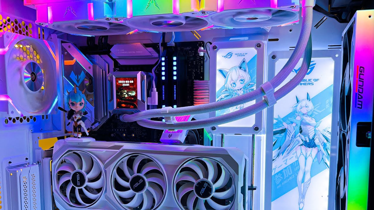 Asus Helios X Valkyrie AIO PC Build - MOD - Time lapse build - YouTube