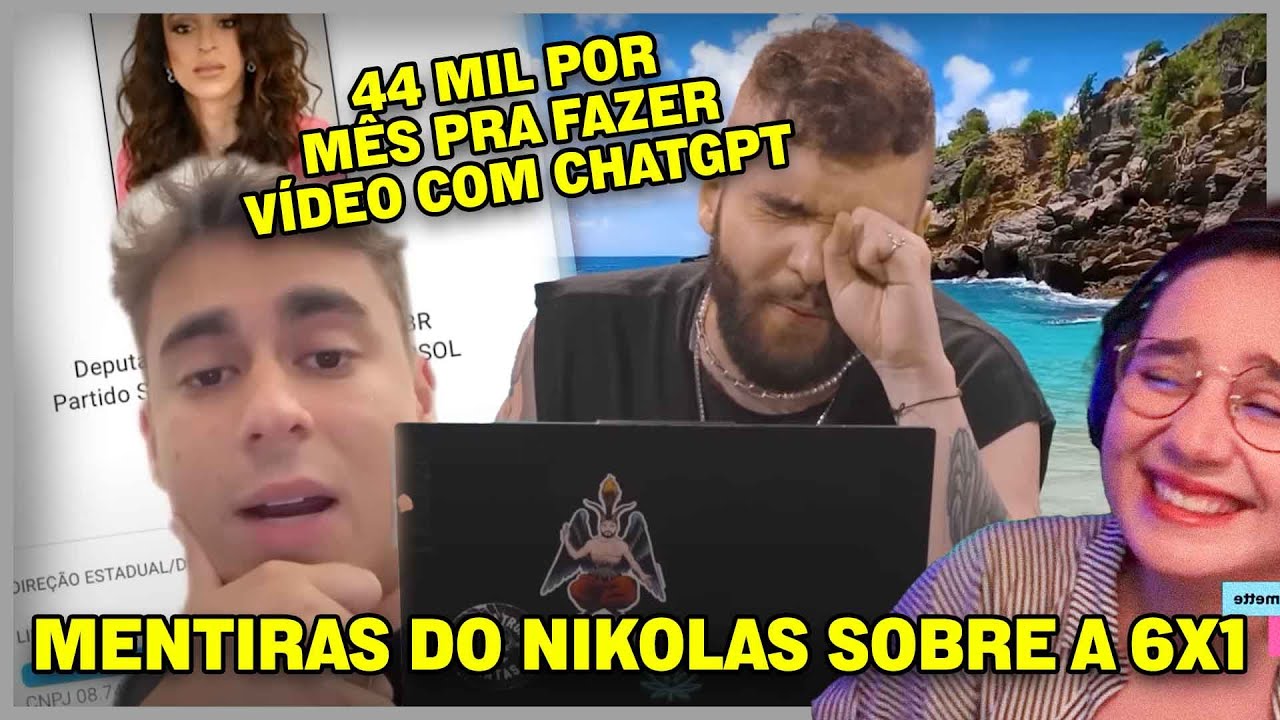 TIAGO SANTINELLI EXPONDO AS MENTIRAS DO NIKOLAS FERREIRA - YouTube