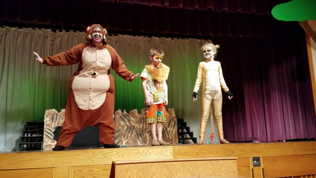 Brooklynn as Timon in Lion King Jr. - YouTube