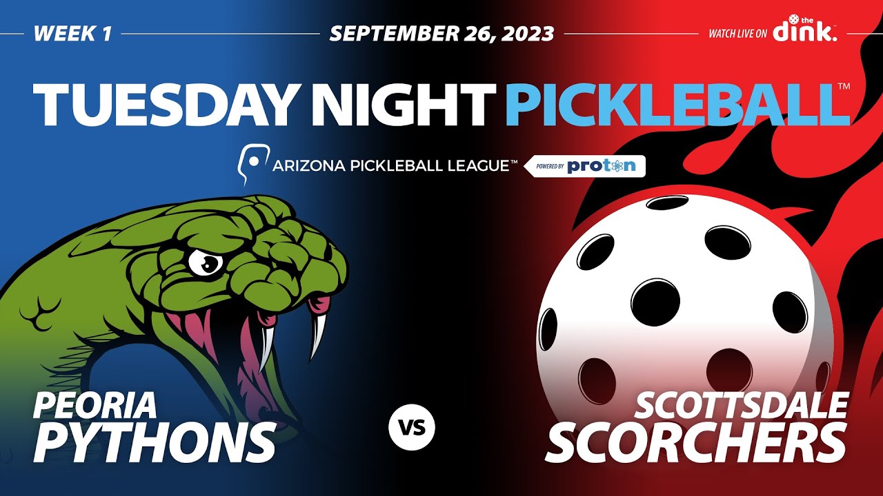 AZ PBL: Peoria Pythons vs Scottsdale Scorchers (Tue Sep 26, Season 2 ...