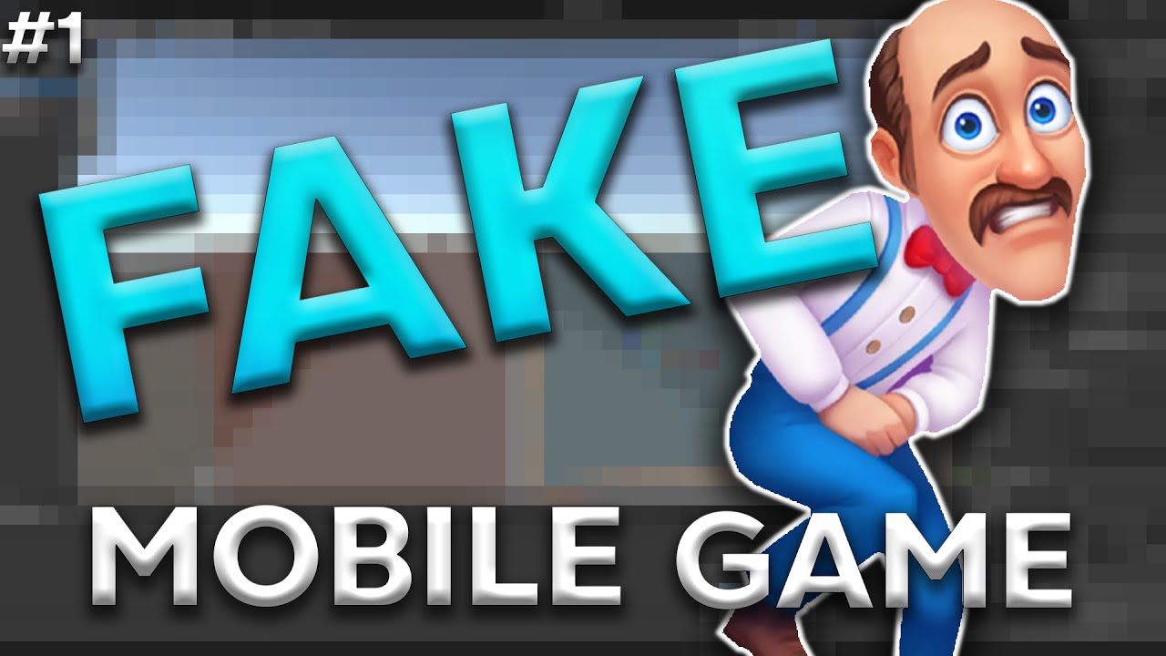I created a FAKE mobile game - YouTube