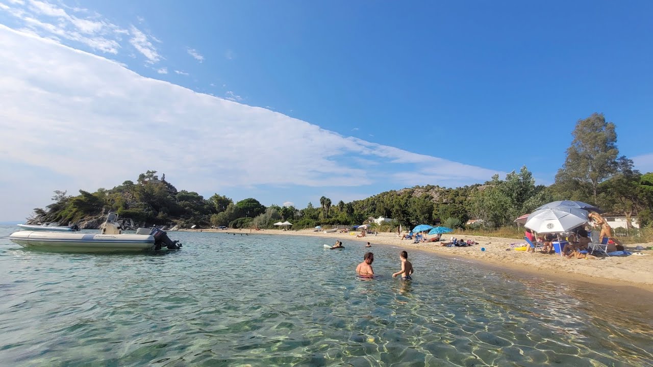 Spathies beach, Sithonia, Greece, 4K - YouTube