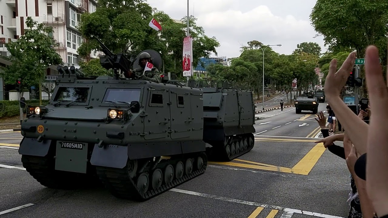 SAF National Day Mobile Columns - YouTube