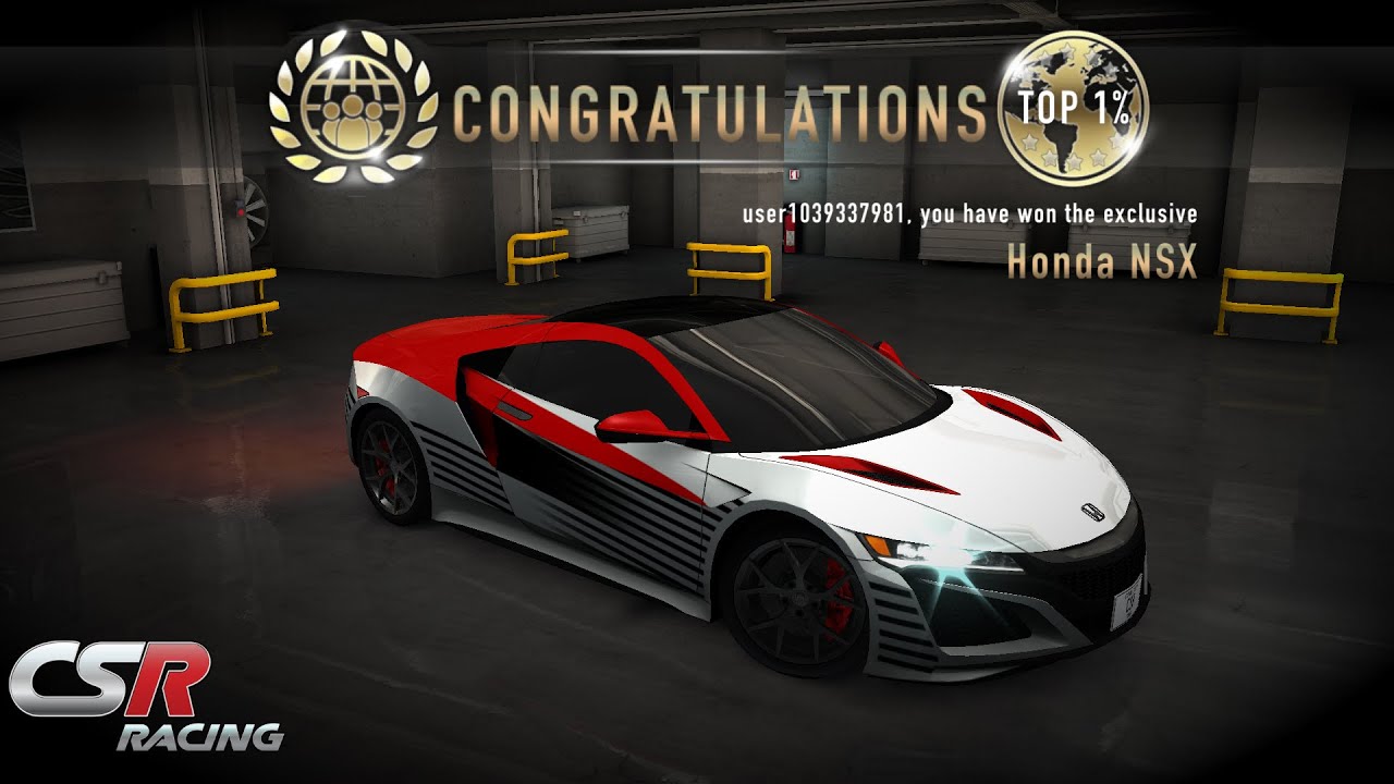 CSR Racing | Honda NSX (PRO) Season 71 Results - YouTube