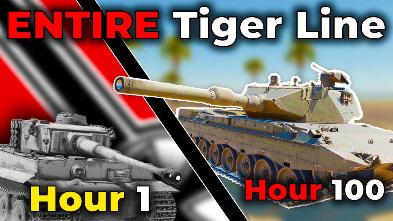 ENTIRE Tiger Line 💥 || 10 Kills With Each Tank - YouTube