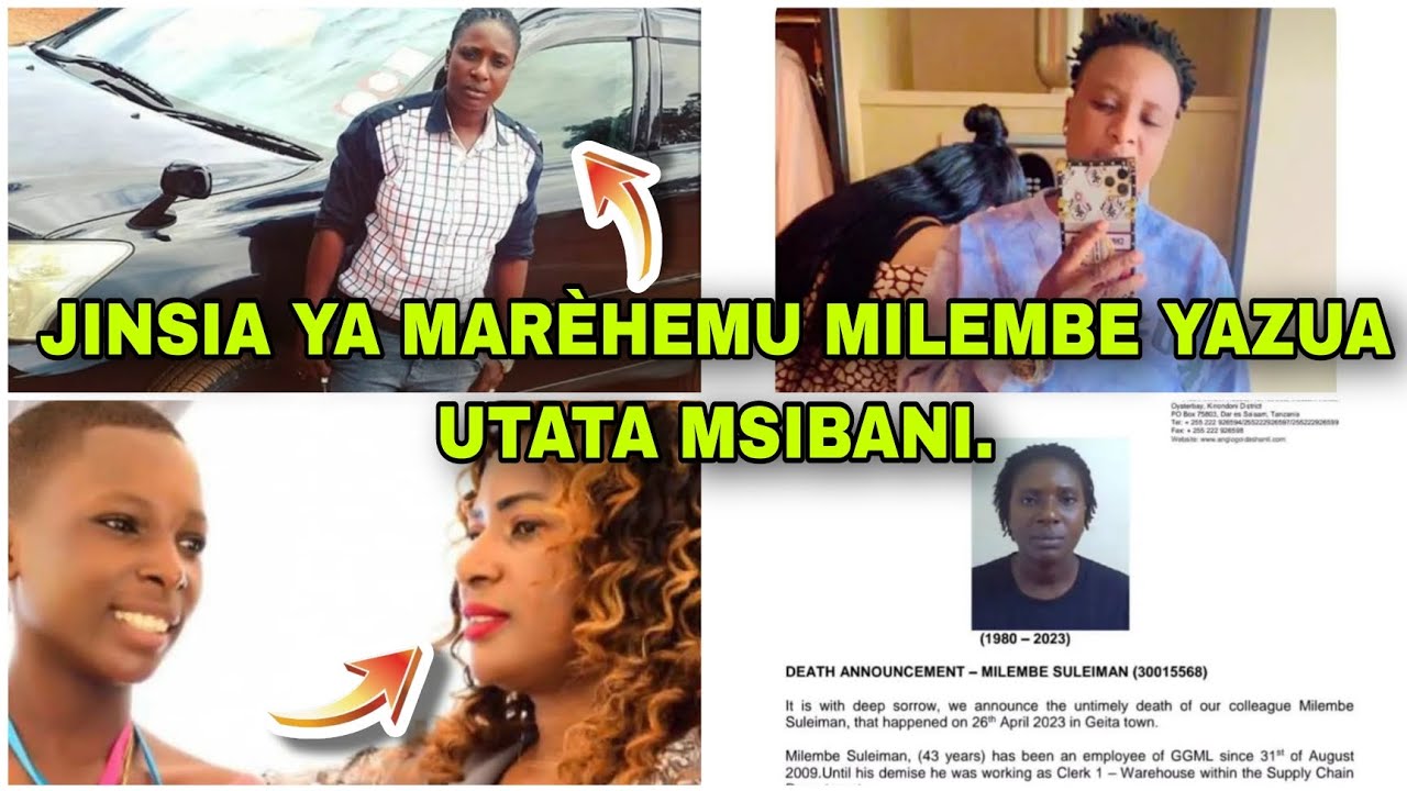 UTATA WA JINSIA MSIBANI KWA MILEMBE ALIYEU.W.A.WA GEITA.WANAMTAMBUAJE! - YouTube